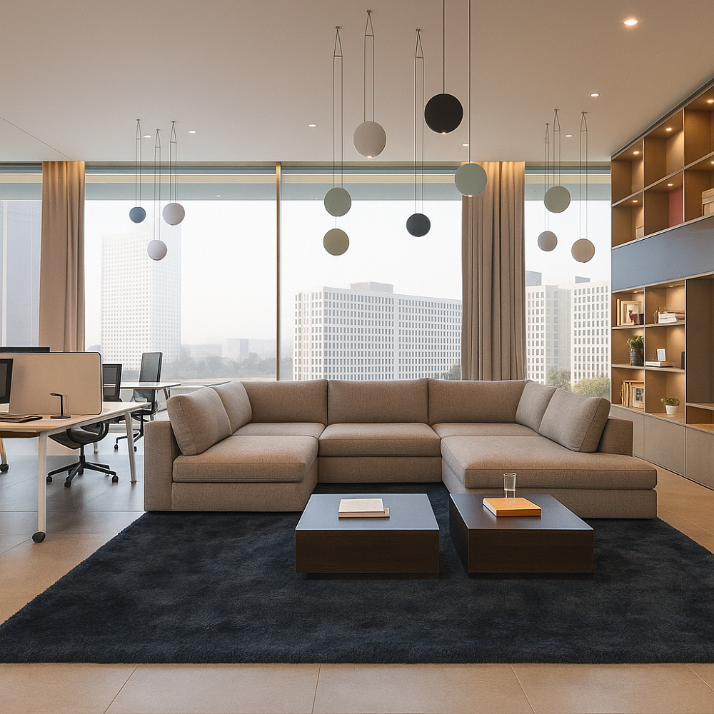 Custom Corner Couch - Dubai Upholstery