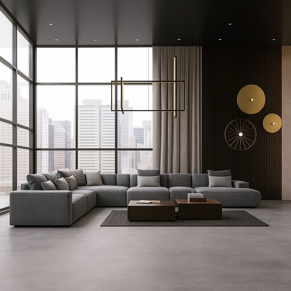 Custom Corner Couch - Dubai Upholstery